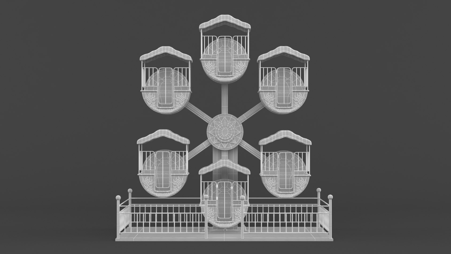 3D Carousel Model - TurboSquid 1983711