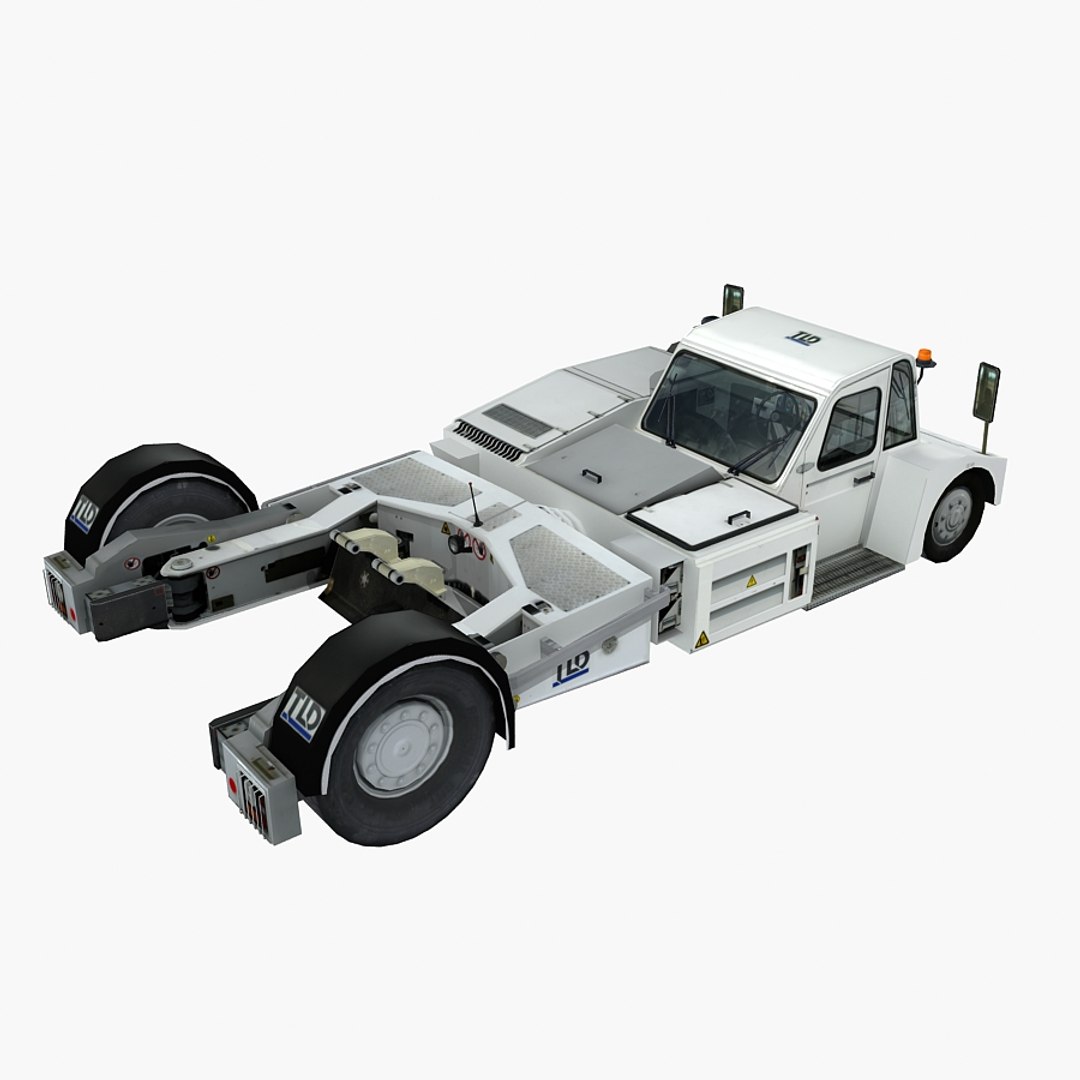 3d model tpx-200-s towbarless aircraft tractors