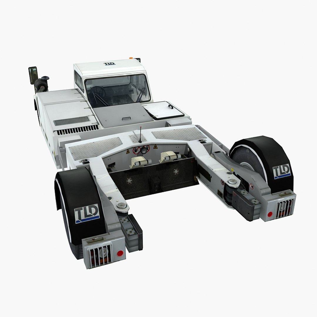 3d model tpx-200-s towbarless aircraft tractors