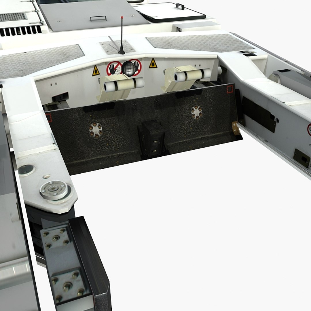 3d model tpx-200-s towbarless aircraft tractors