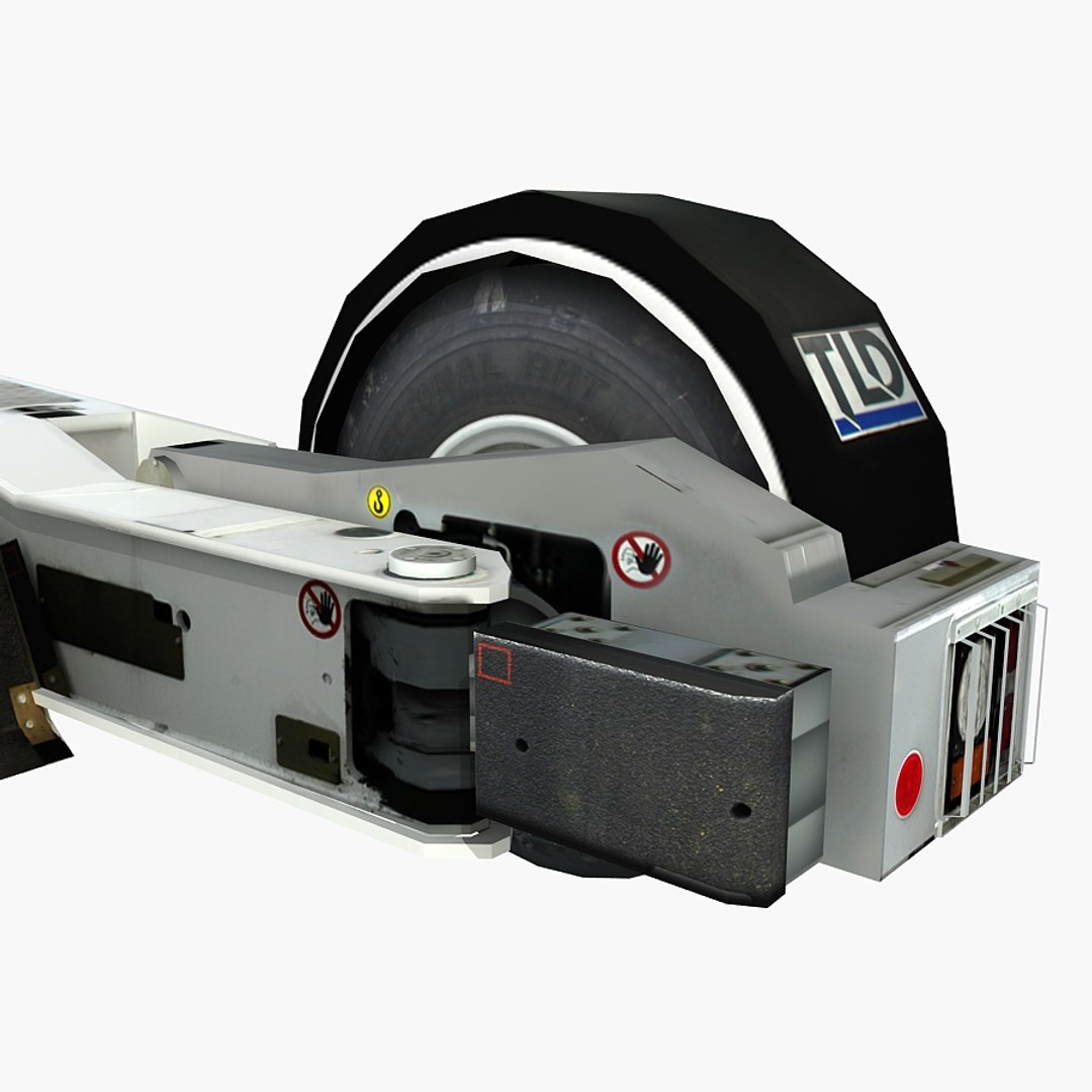 3d model tpx-200-s towbarless aircraft tractors