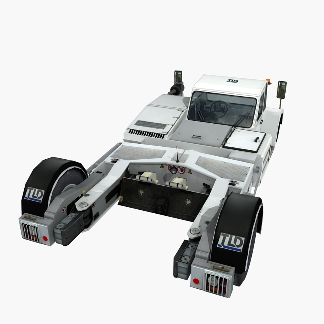3d model tpx-200-s towbarless aircraft tractors