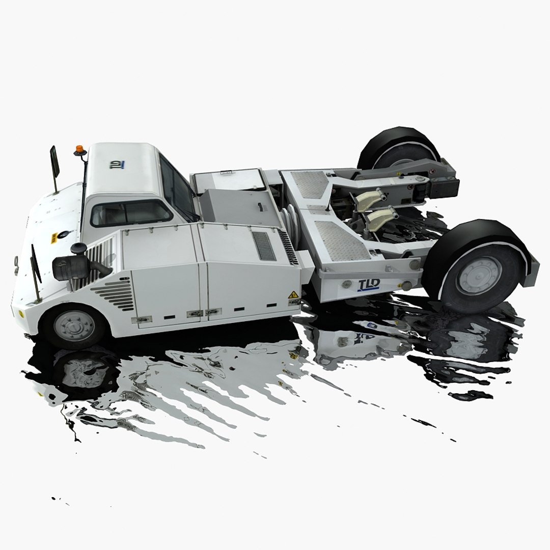 3d model tpx-200-s towbarless aircraft tractors
