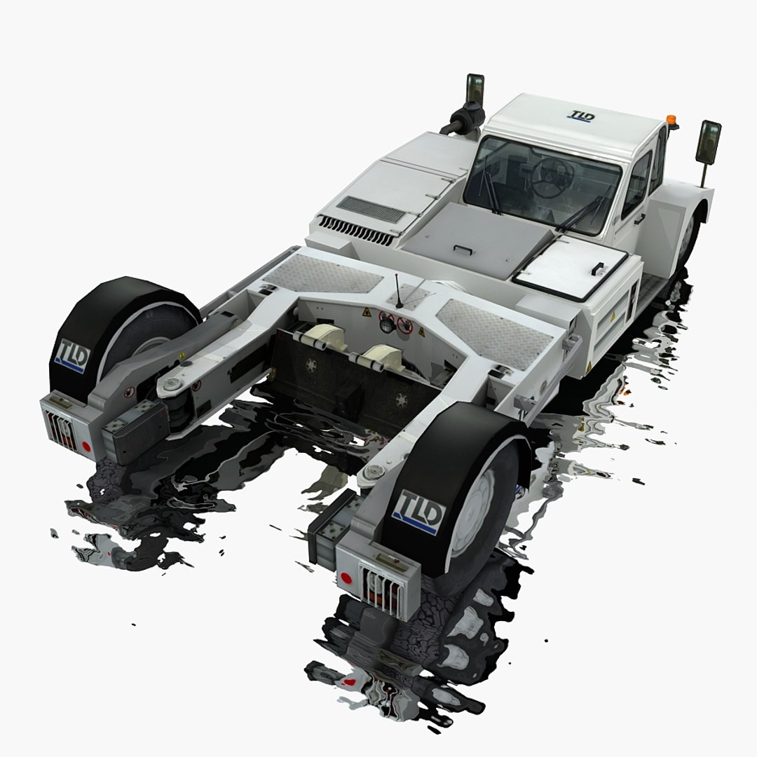 3d model tpx-200-s towbarless aircraft tractors