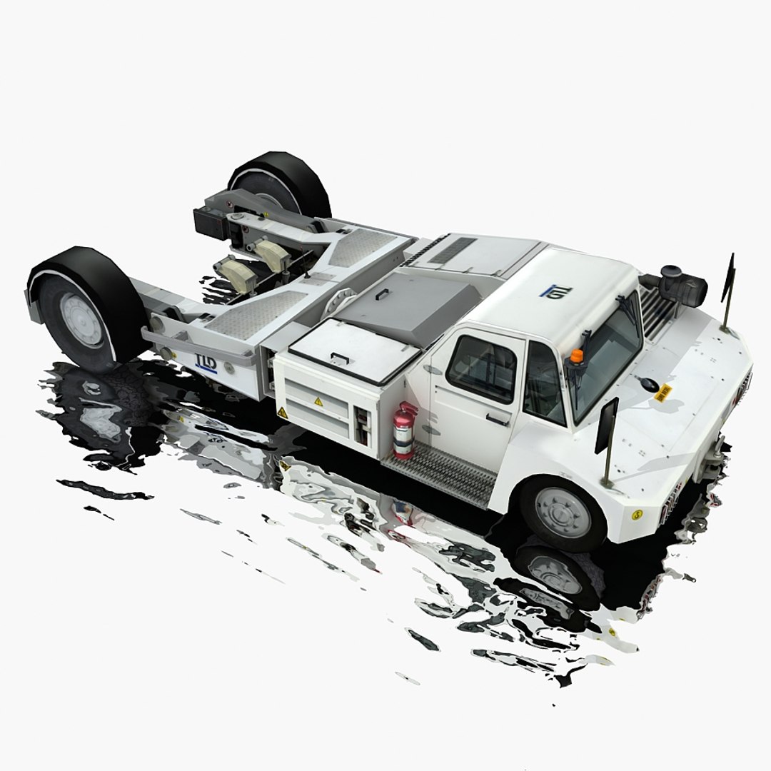 3d model tpx-200-s towbarless aircraft tractors