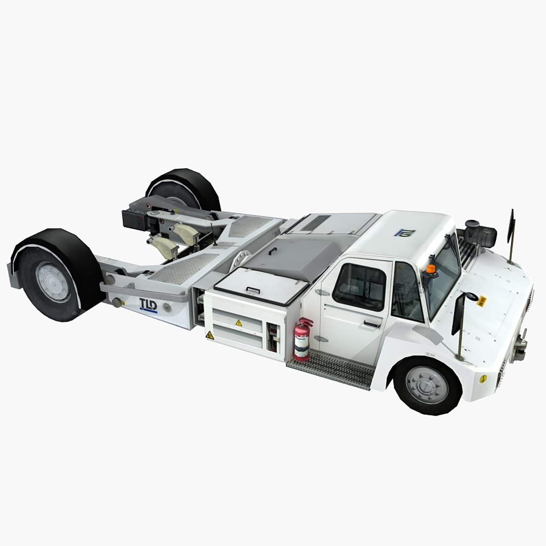 3d model tpx-200-s towbarless aircraft tractors