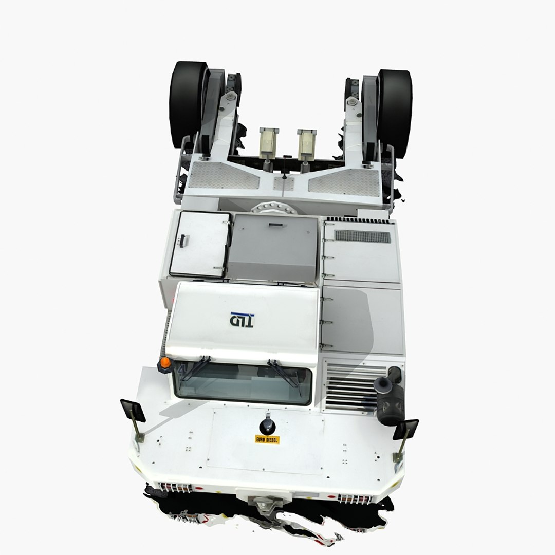 3d model tpx-200-s towbarless aircraft tractors