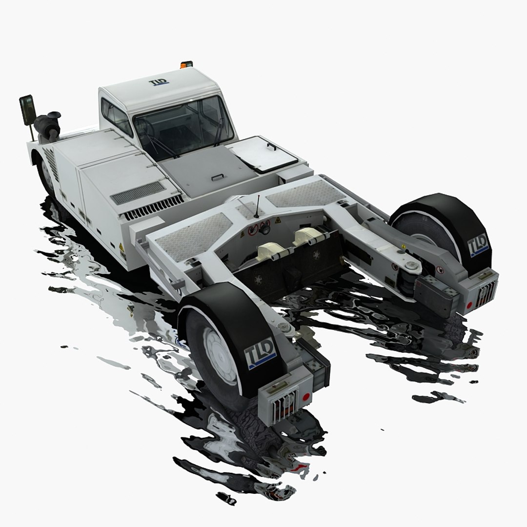 3d model tpx-200-s towbarless aircraft tractors