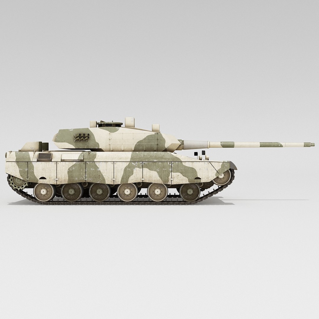 Brazilian Ee-t1 Battle Tank 3d 3ds