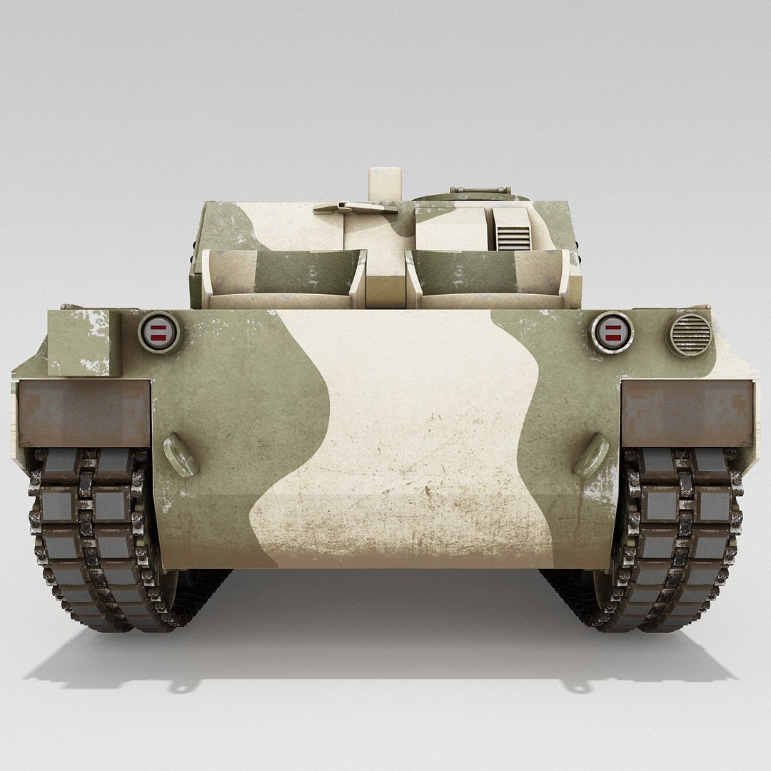 Brazilian Ee-t1 Battle Tank 3d 3ds
