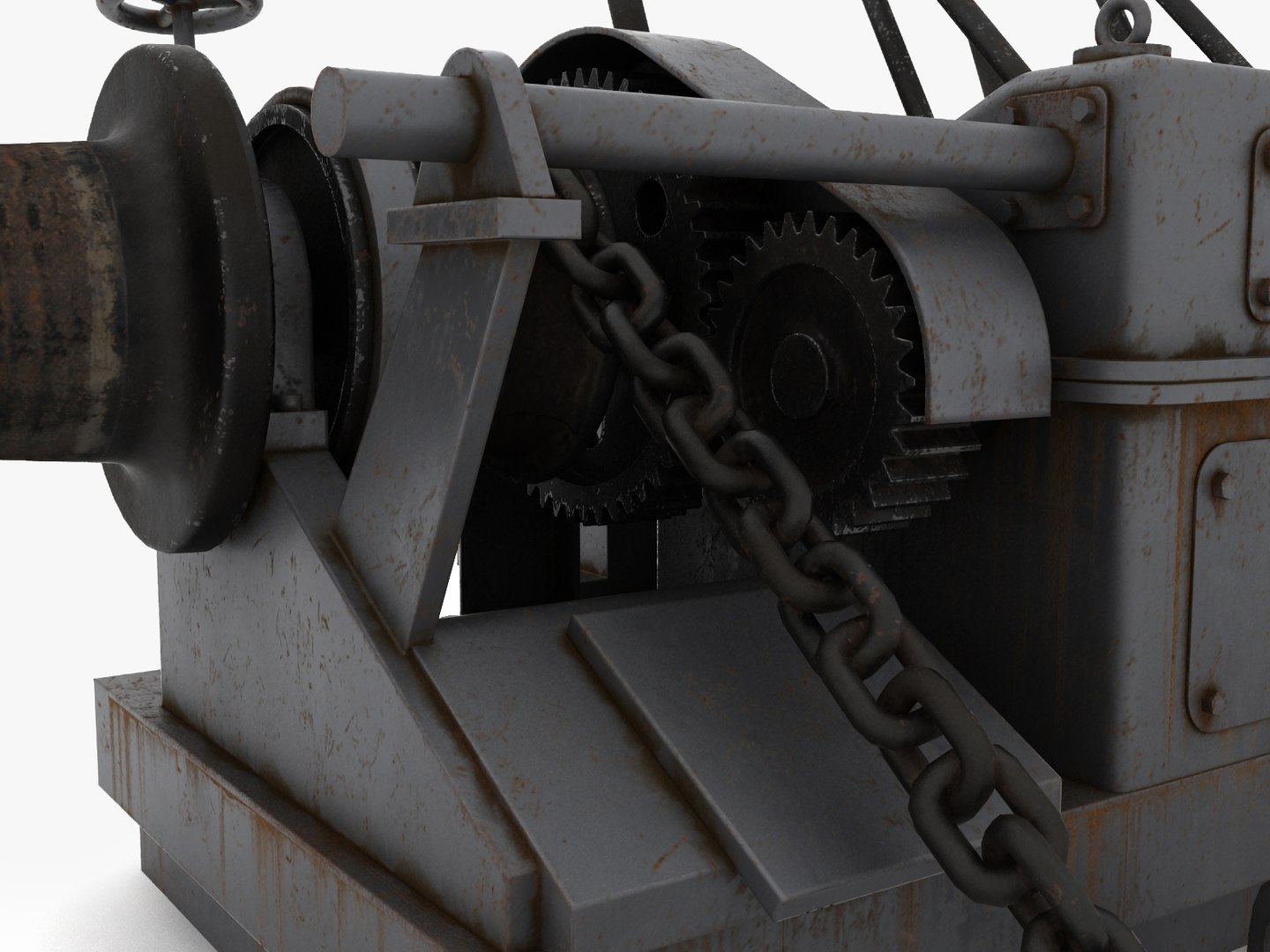 Max Windlass Modelled V-ray