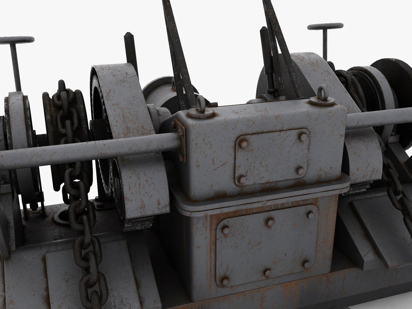 Max Windlass Modelled V-ray