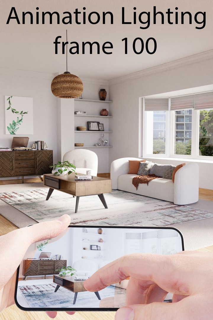 3D Model Animated Interior Design Blender Scene - TurboSquid 2212643