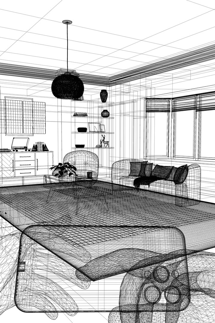 3D Model Animated Interior Design Blender Scene - TurboSquid 2212643