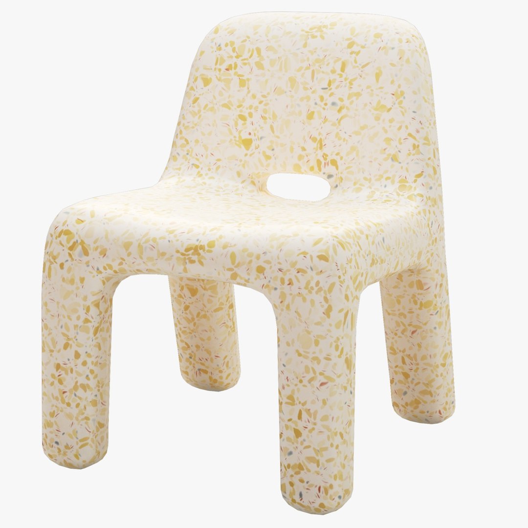 Ecobirdy Charlie Chair Vanilla PBR 3D Model - TurboSquid 2262195