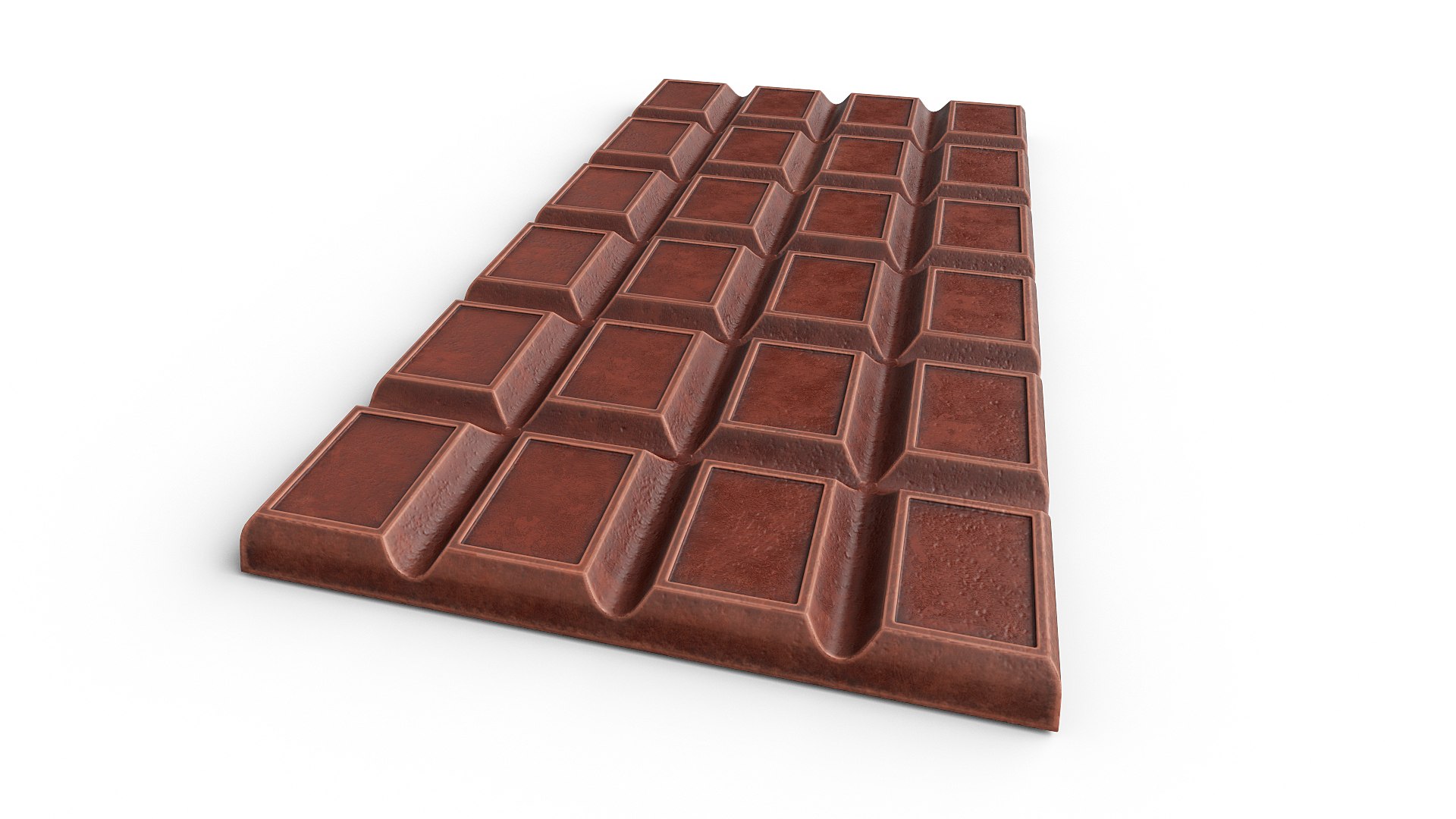 3D Chocolate Bar Model - TurboSquid 1878656