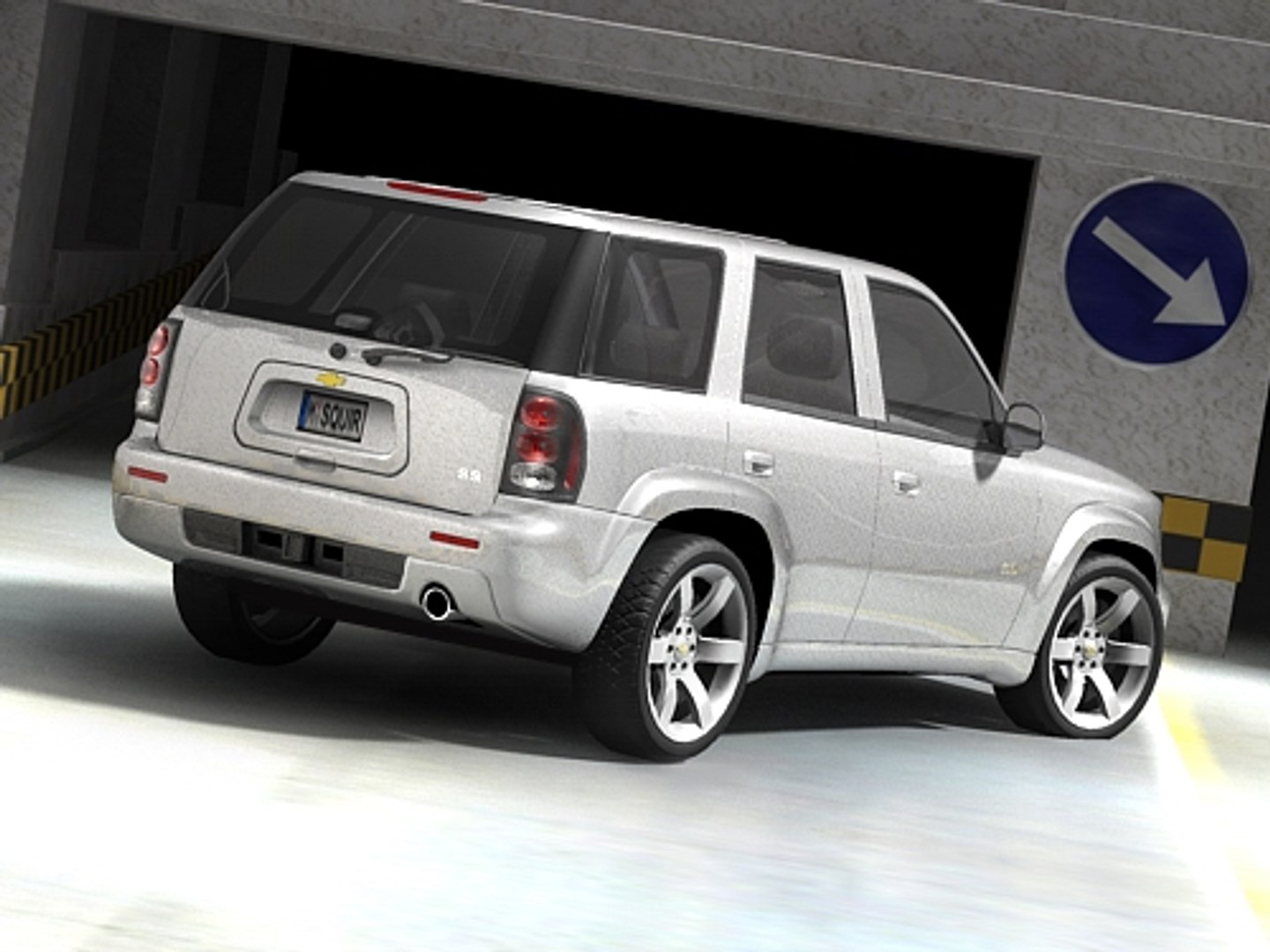 Chevrolet Trailblazer Suv Ss 3d Model