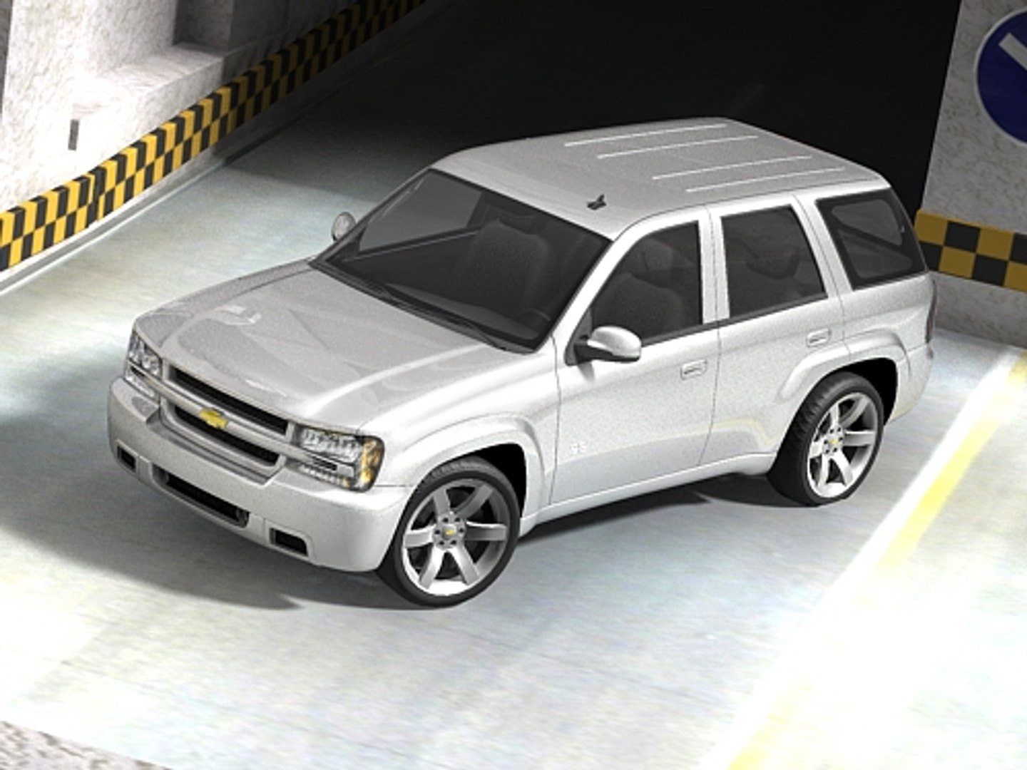 Chevrolet Trailblazer Suv Ss 3d Model