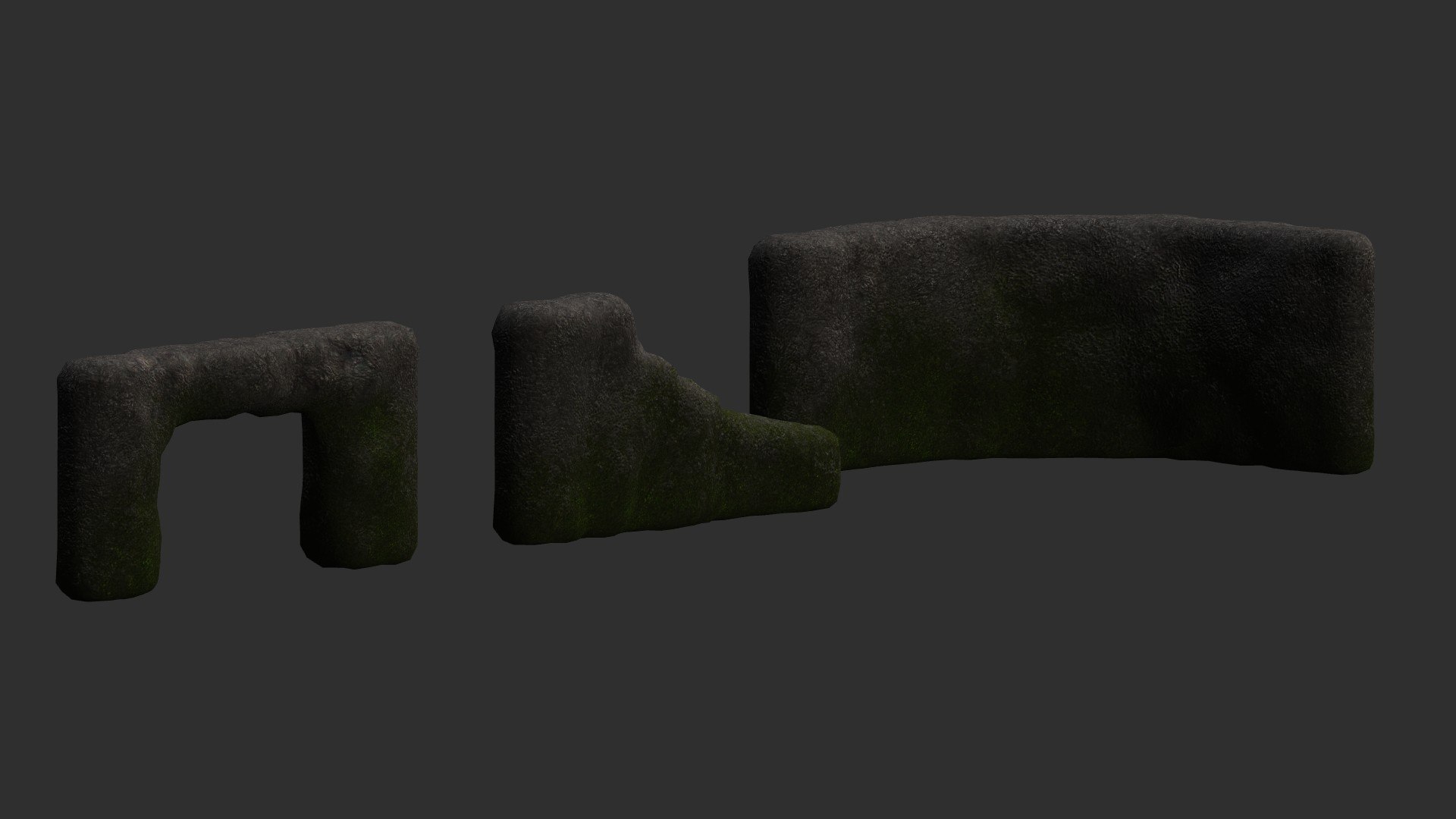 3D Cave Walls 2 - Moss 1 - TurboSquid 2081625