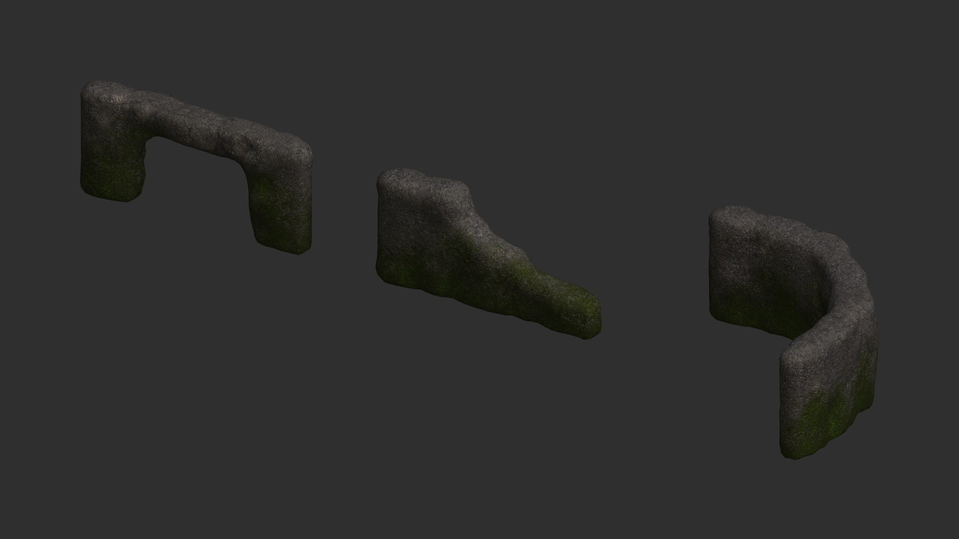 3D Cave Walls 2 - Moss 1 - TurboSquid 2081625