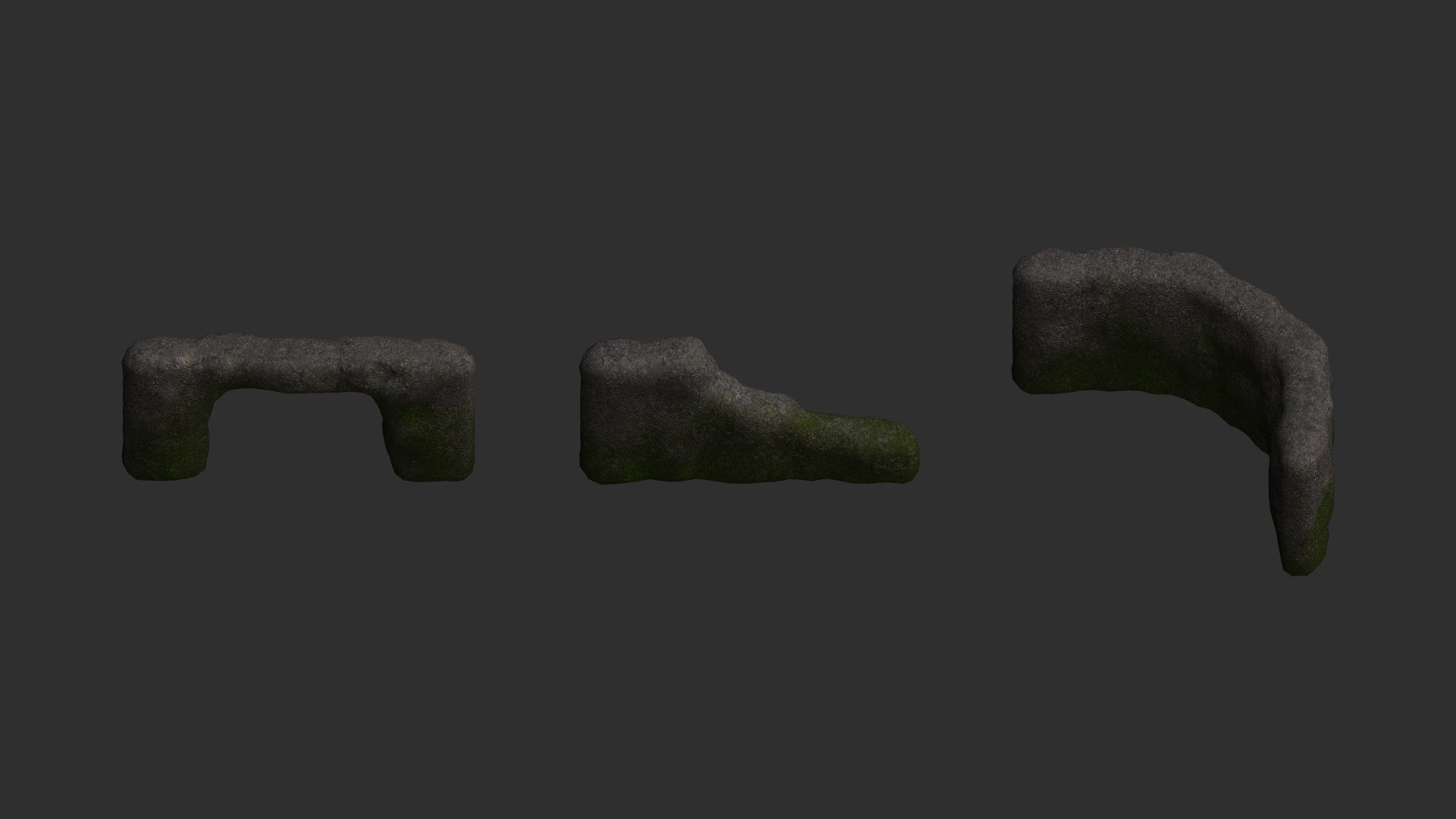 3D Cave Walls 2 - Moss 1 - TurboSquid 2081625