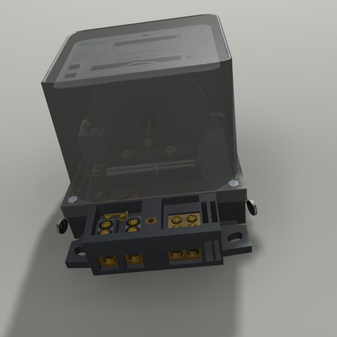 3D Meter Modeled Model - TurboSquid 1154404
