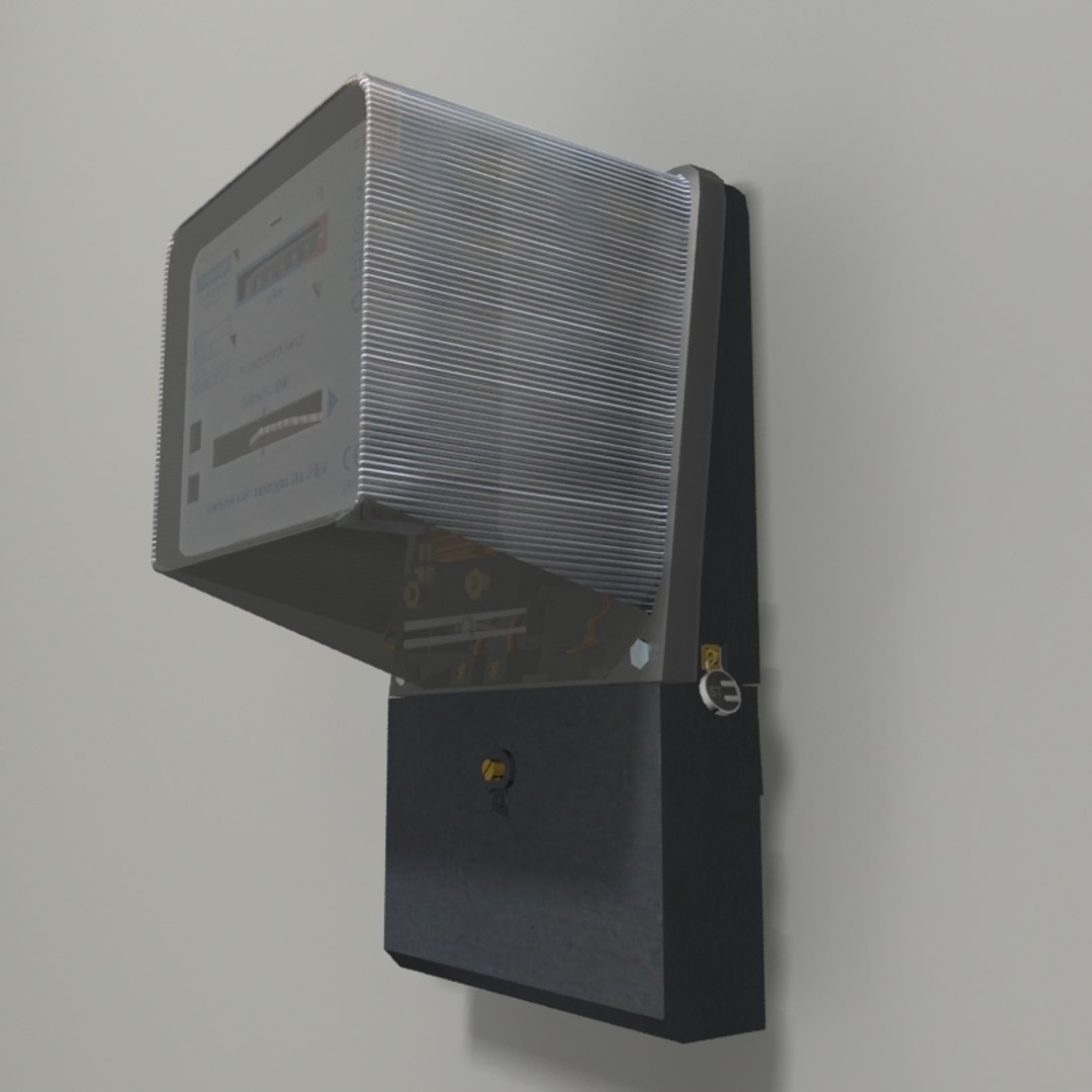 3D Meter Modeled Model - TurboSquid 1154404