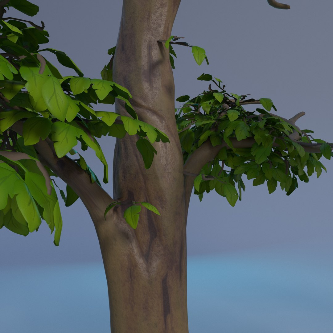 3D Model Cartoon Trees - TurboSquid 2195733