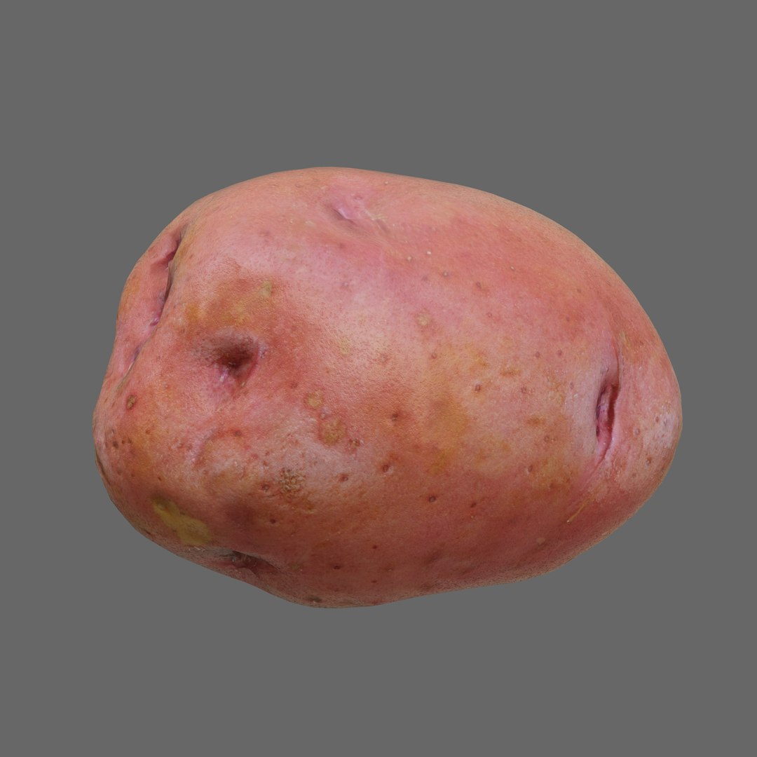 Red Potato Scan Low Poly Model - TurboSquid 2214963