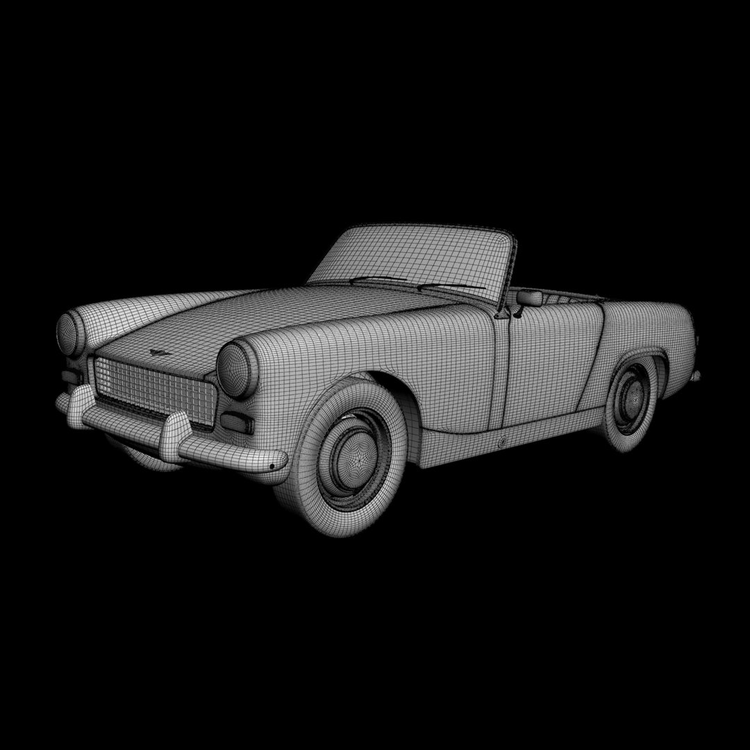 Austin Healey Sprite Mkii 3d Model
