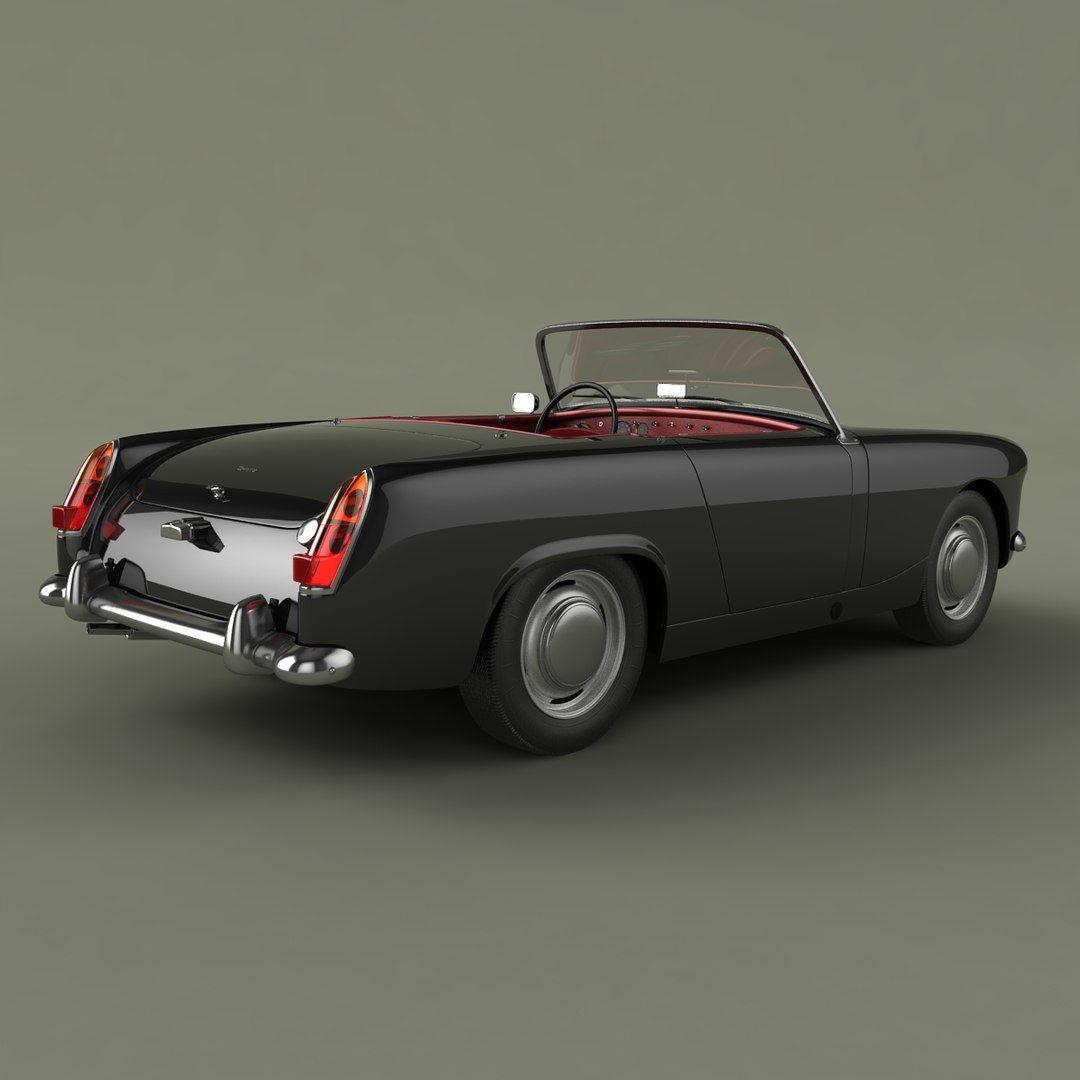Austin Healey Sprite Mkii 3d Model