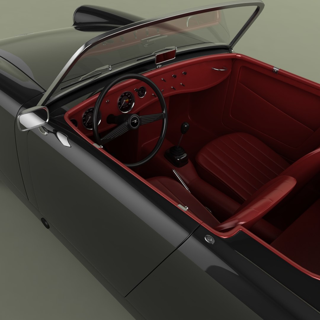 Austin Healey Sprite Mkii 3d Model