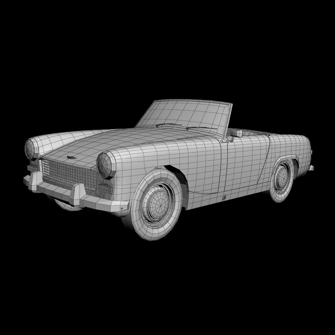 Austin Healey Sprite Mkii 3d Model