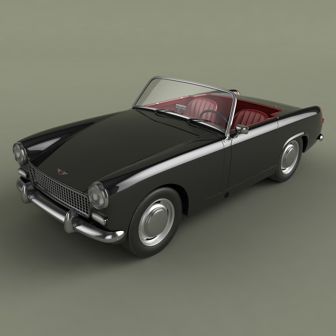 Austin Healey Sprite Mkii 3d Model