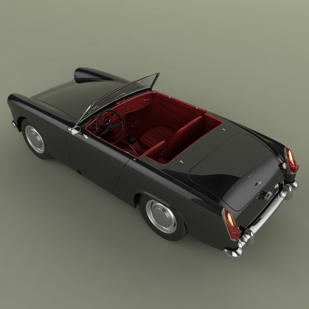 Austin Healey Sprite Mkii 3d Model