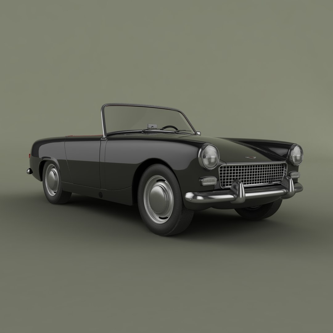 Austin Healey Sprite Mkii 3d Model