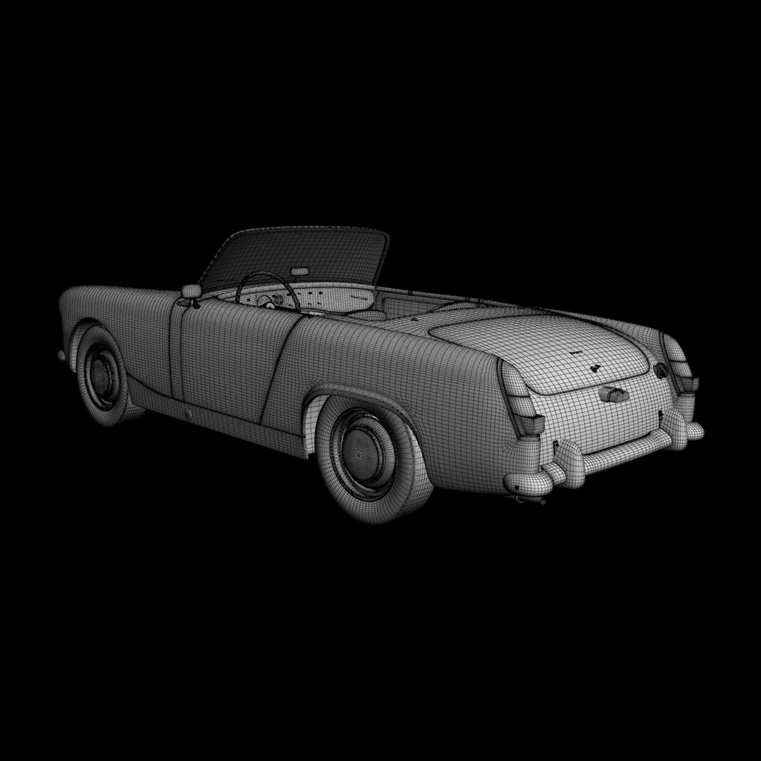Austin Healey Sprite Mkii 3d Model