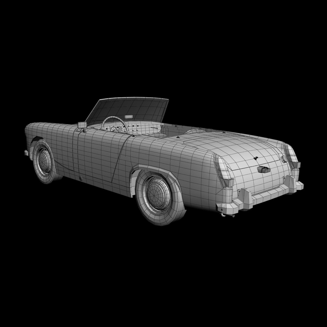 Austin Healey Sprite Mkii 3d Model