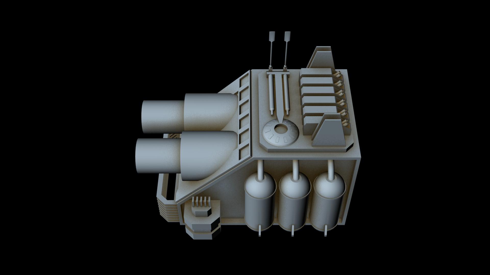 3D Starship Greeble 2 Model - TurboSquid 1201876