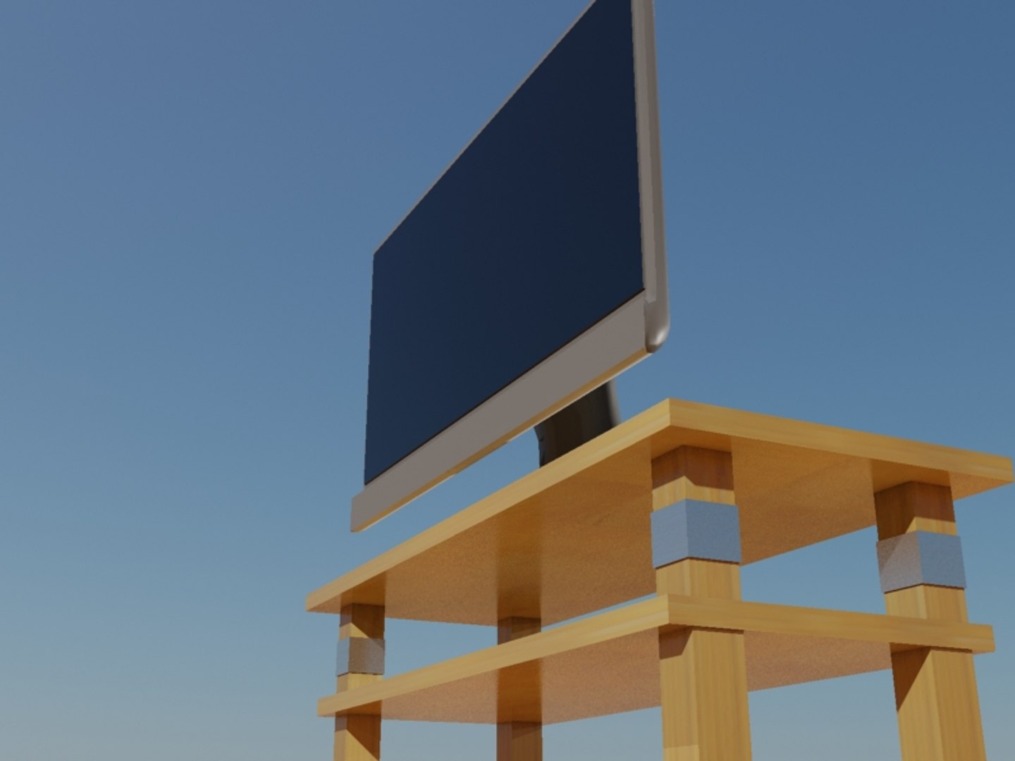 3d model wide screen television