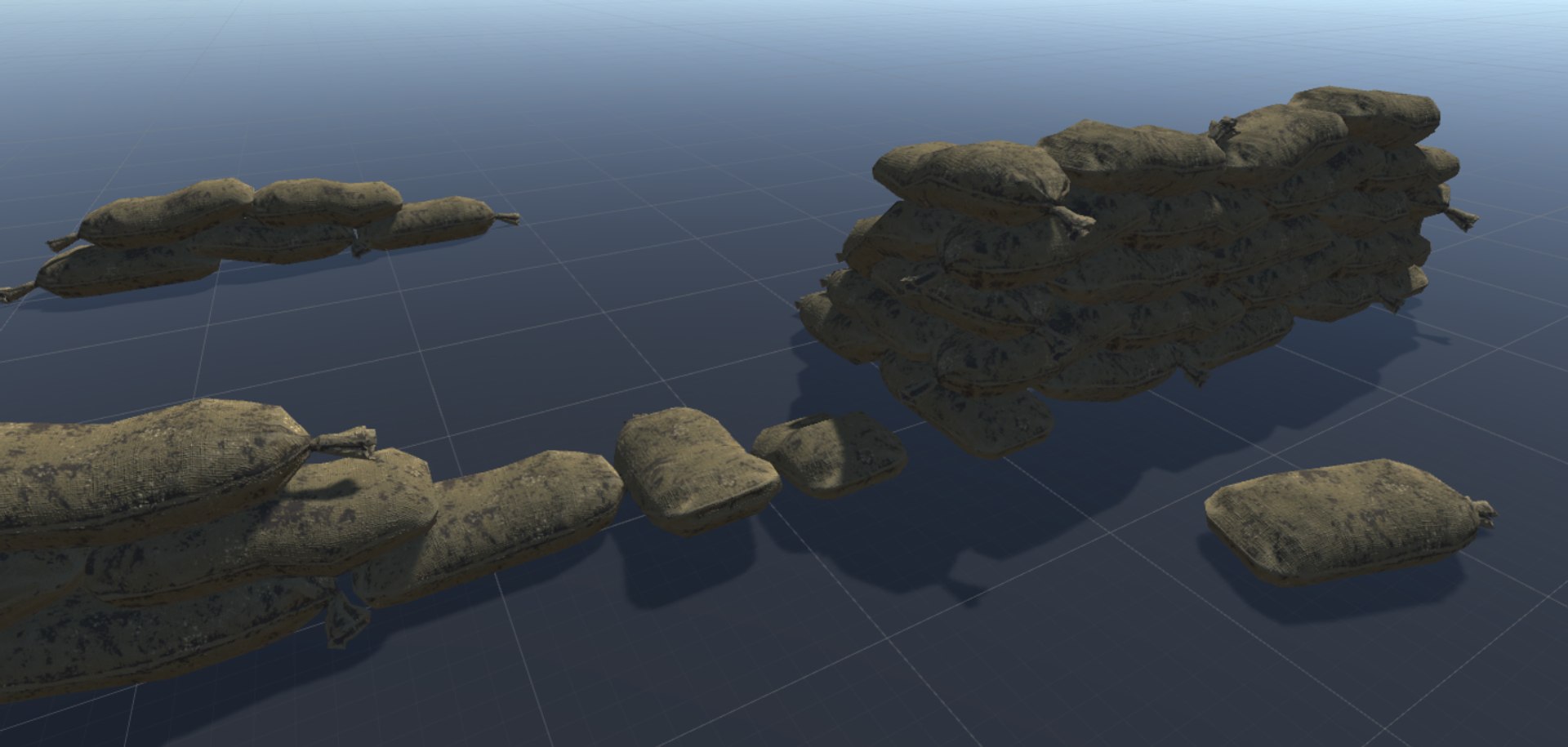 Military Sandbags Bags 3D Model - TurboSquid 1439386