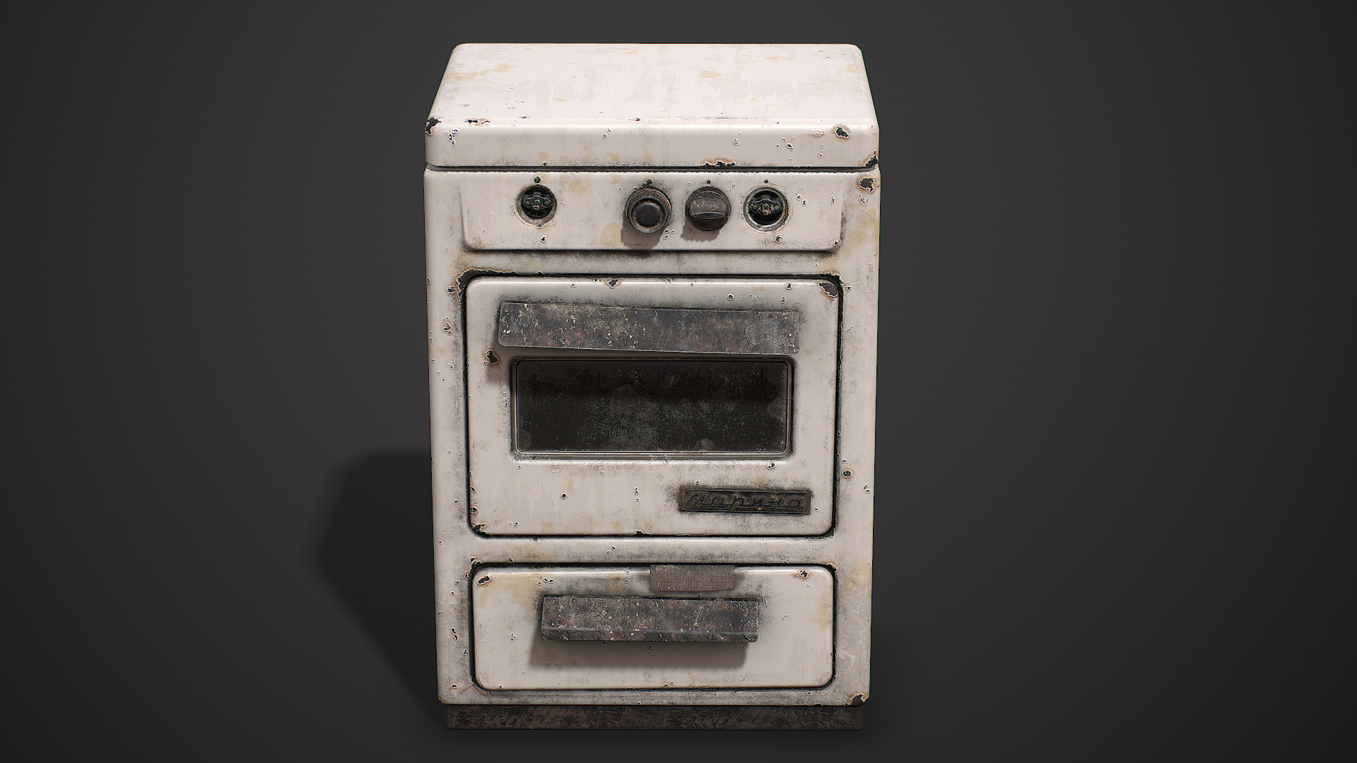 3D Model Realistic Soviet Stove - Next Gen PBR Low Poly - TurboSquid ...