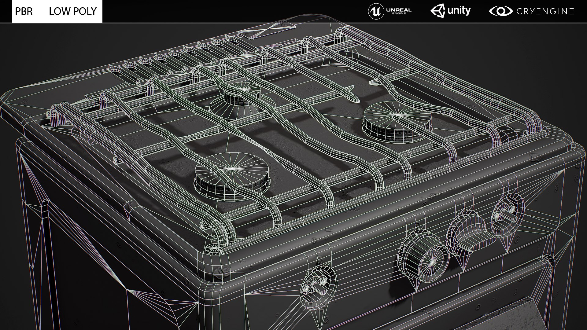 3D Model Realistic Soviet Stove - Next Gen PBR Low Poly - TurboSquid ...