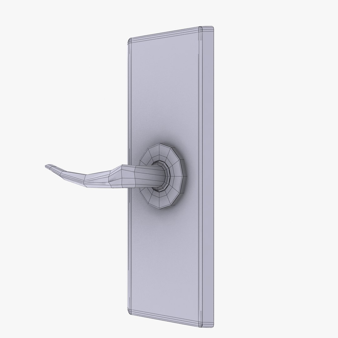 3d door handle model