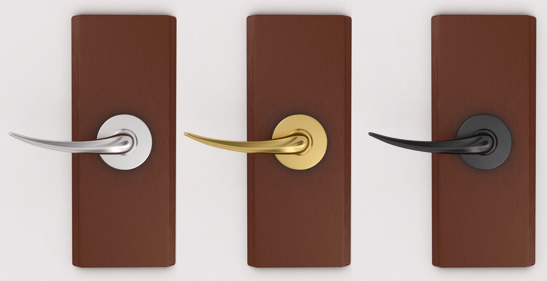3d door handle model