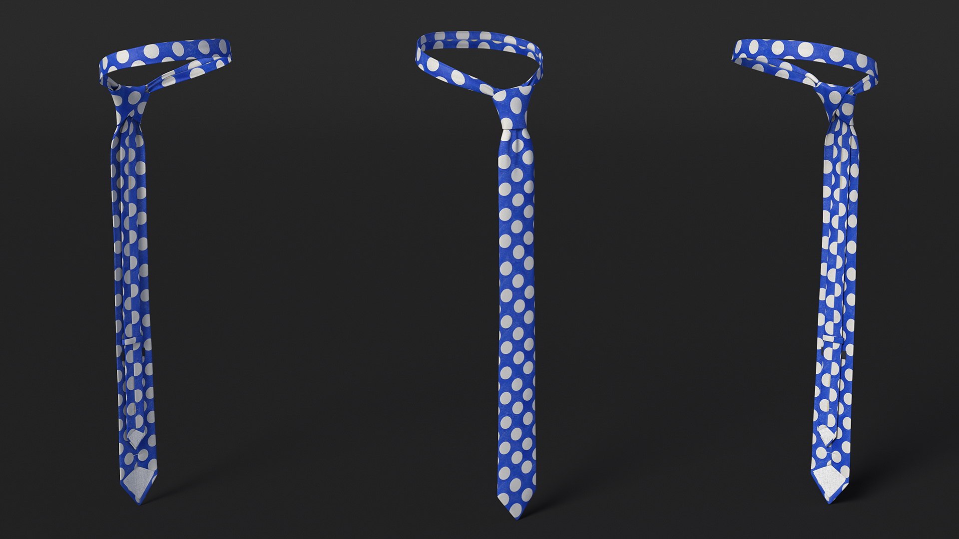 Polka Dot Necktie 3D Model - TurboSquid 2194821