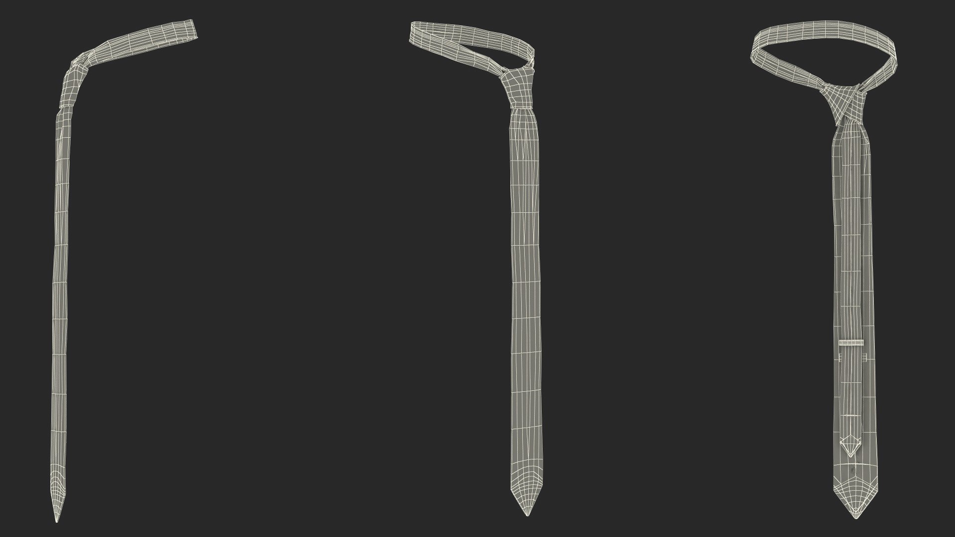 Polka Dot Necktie 3D Model - TurboSquid 2194821