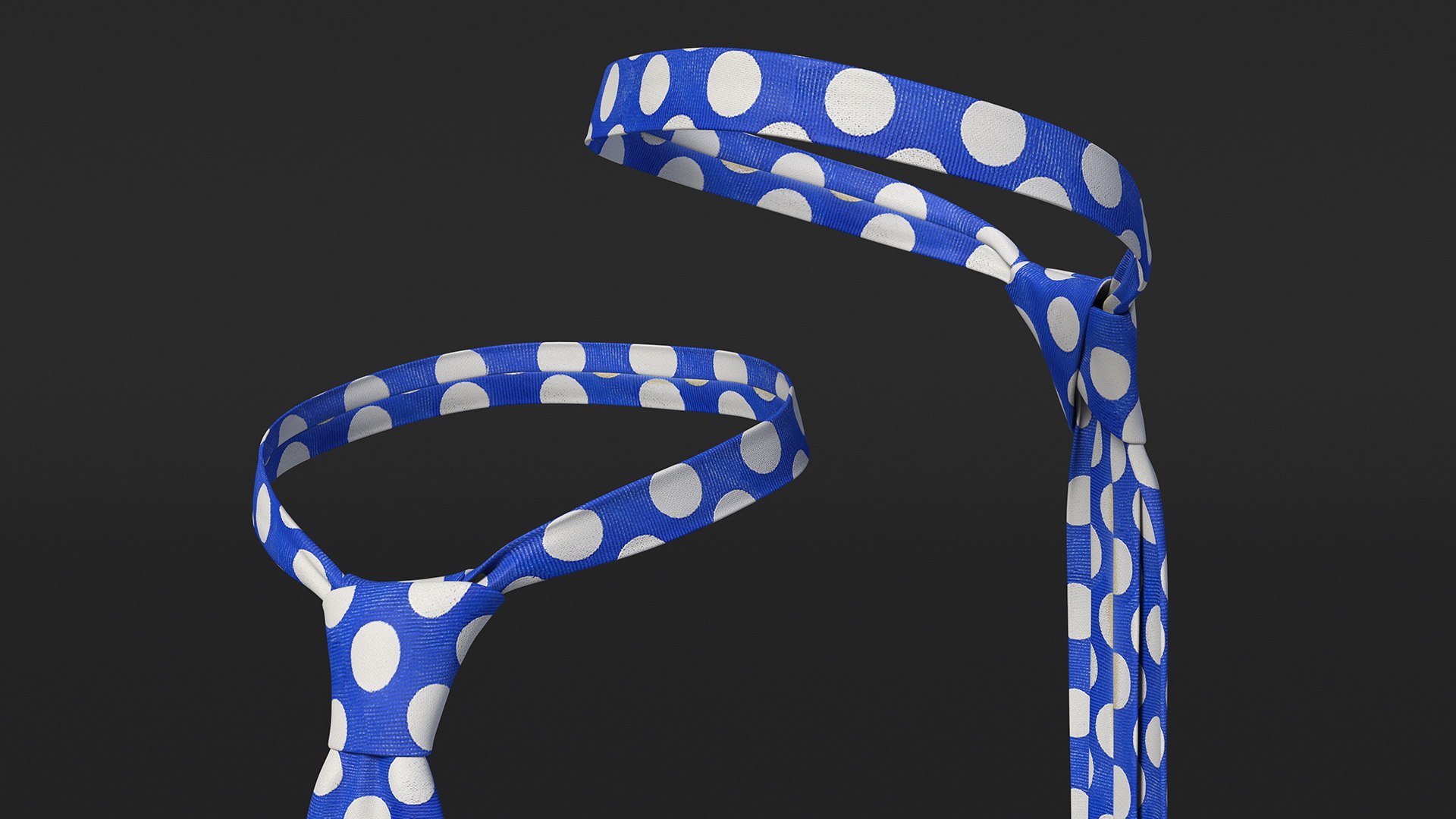 Polka Dot Necktie 3D Model - TurboSquid 2194821