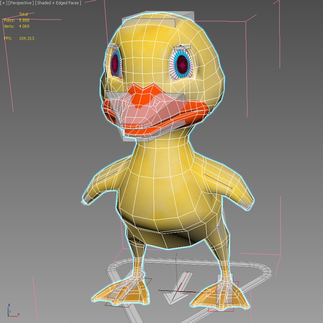 3D model yellow duck - TurboSquid 1605366