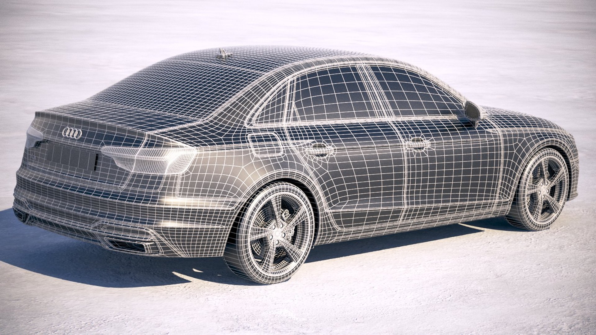 3D Audi A4 2020 Model - TurboSquid 1411375